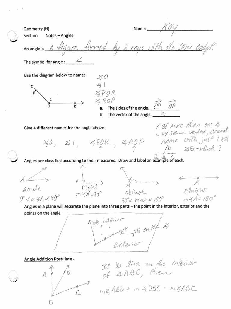 NOTES On Angles | PDF