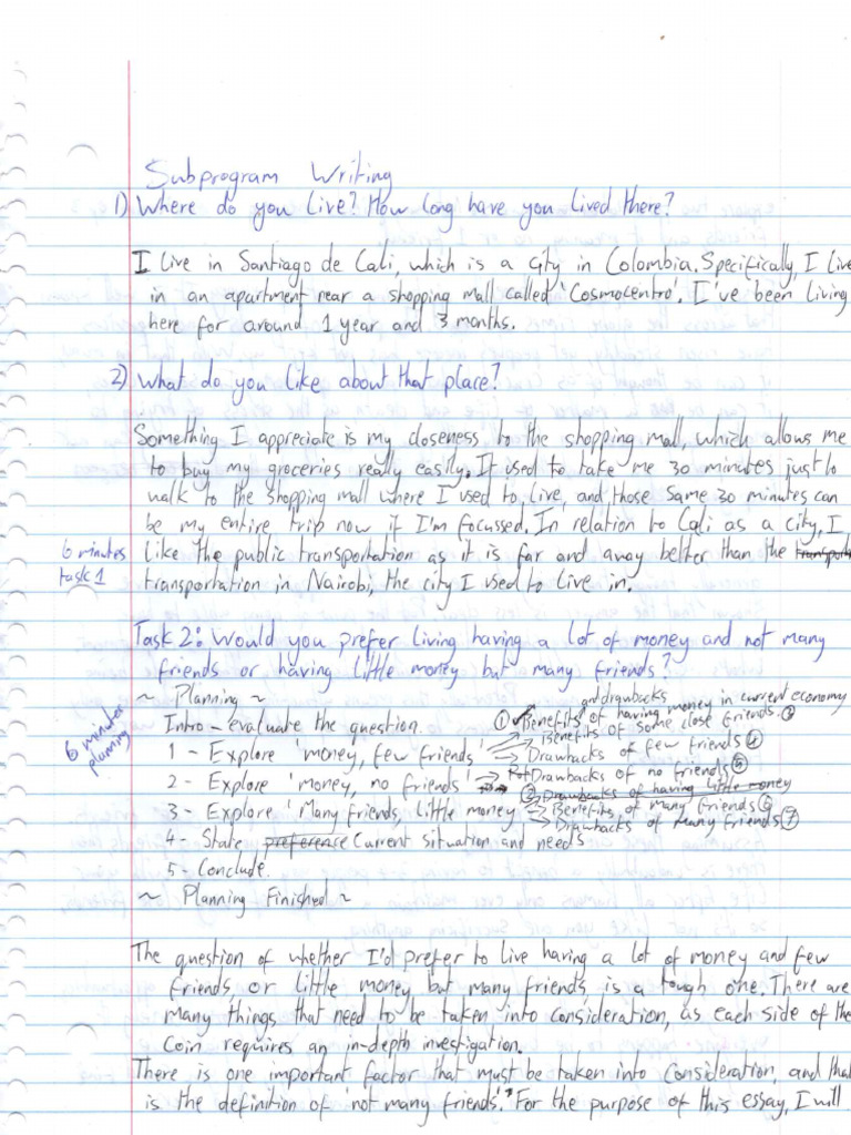 Lets Talk Writing Subp | PDF