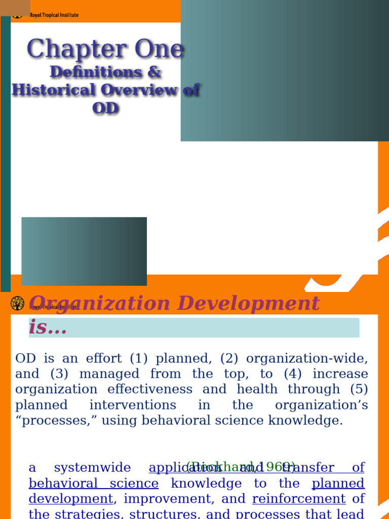 Chp-1 Definion of OD & History | PDF