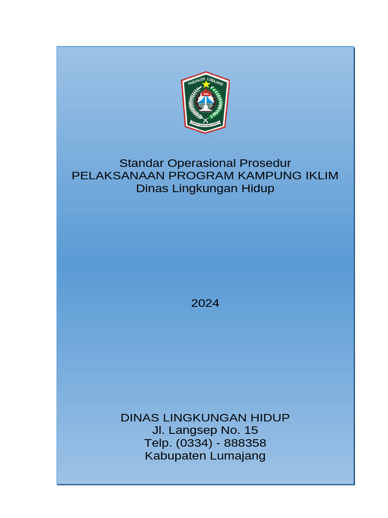 Sop Proklim | PDF | Science & Mathematics