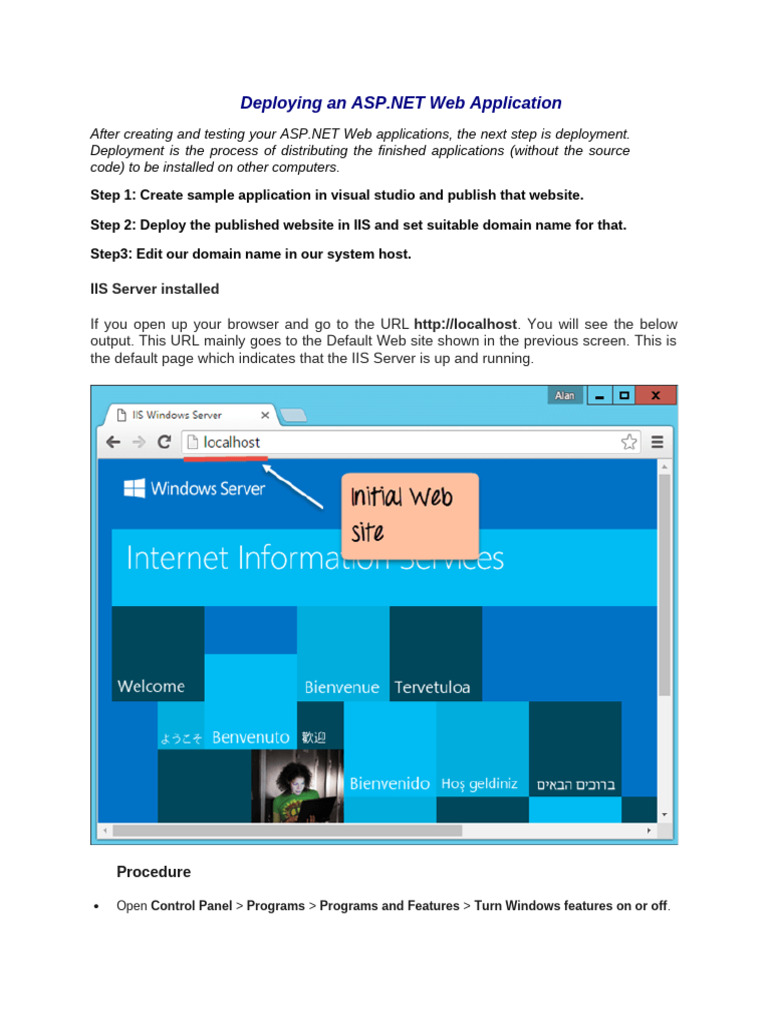 Deploying An ASP | PDF