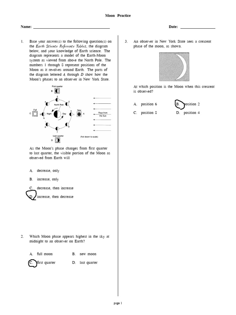 Moon Practice | PDF