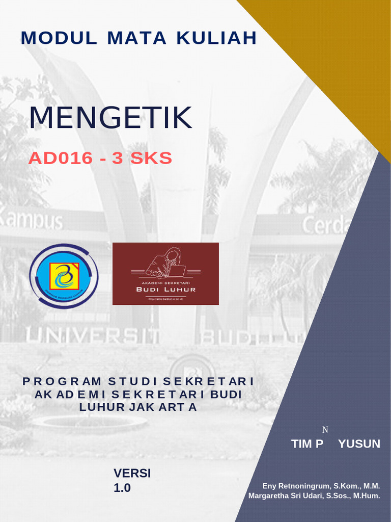 Modul Mengetik ASTRI-AD016-Mengetik | PDF