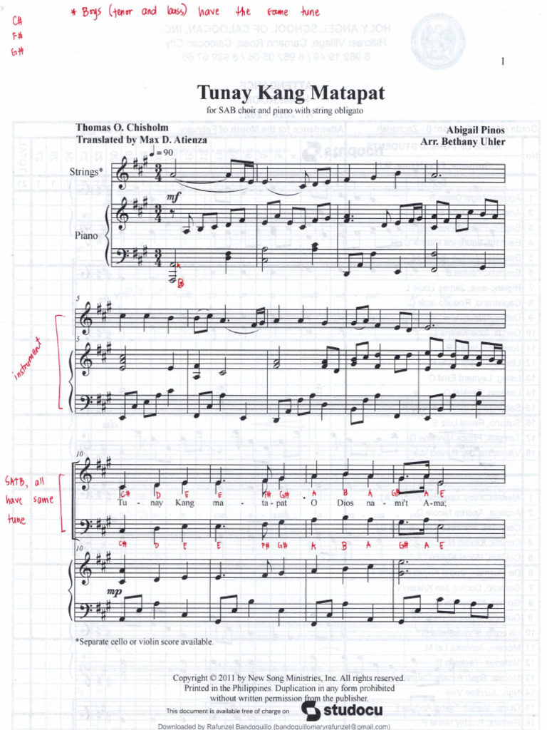 Tunay Kang Matapat | PDF