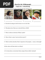 Blueback: Novel Study | PDF | Reading Comprehension | Cognitive Science