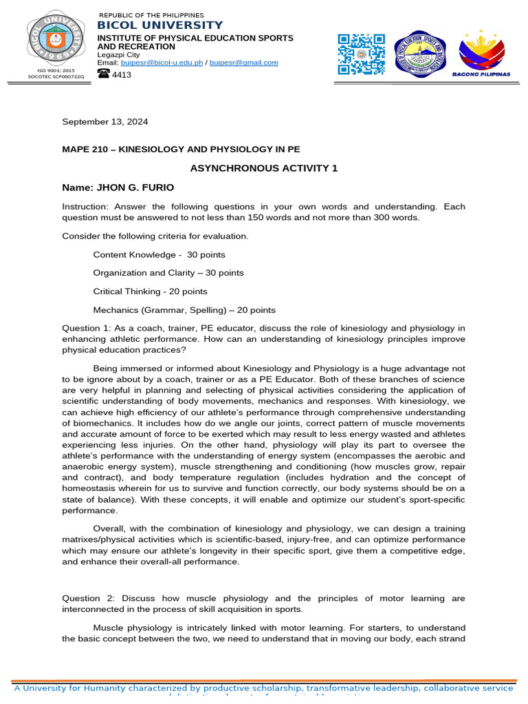 MAPE 210 Asynchronous Activity-1 | PDF