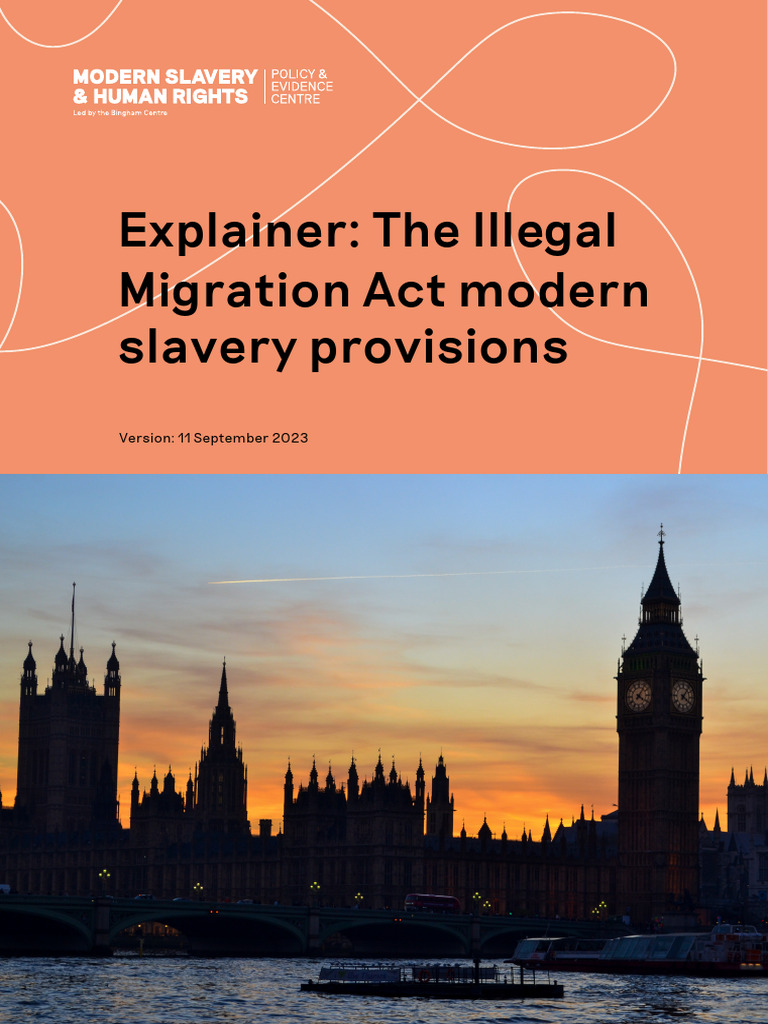 Modern Slavery PEC Explainer Illegal Migration Act v.2 | PDF