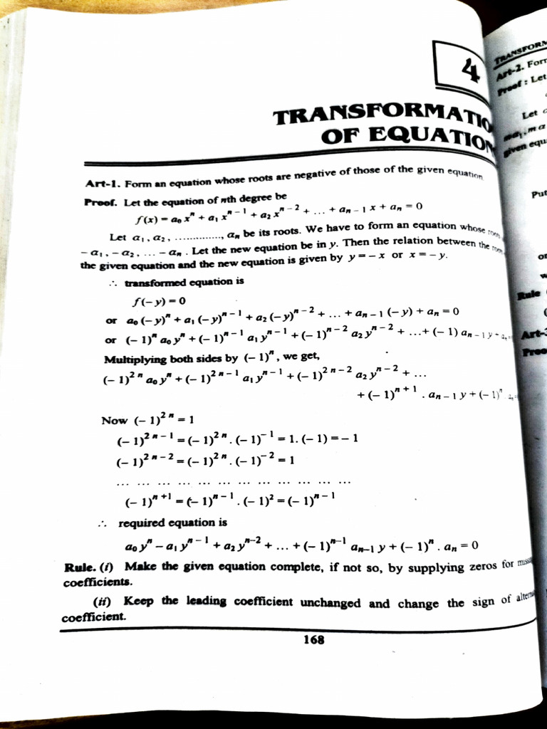 Transformation of Eq 4 | PDF