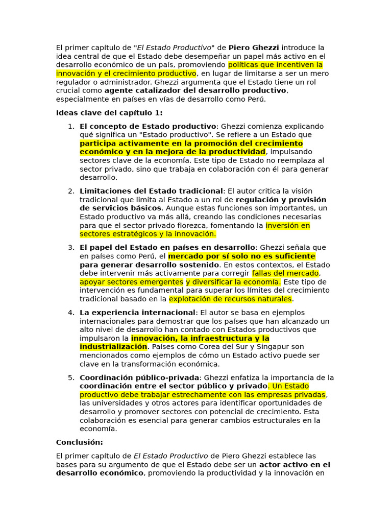 El Primer Capítulo de | PDF