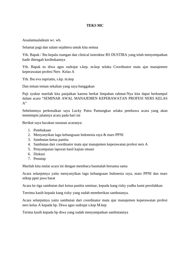 TEKS MC Seminar | PDF