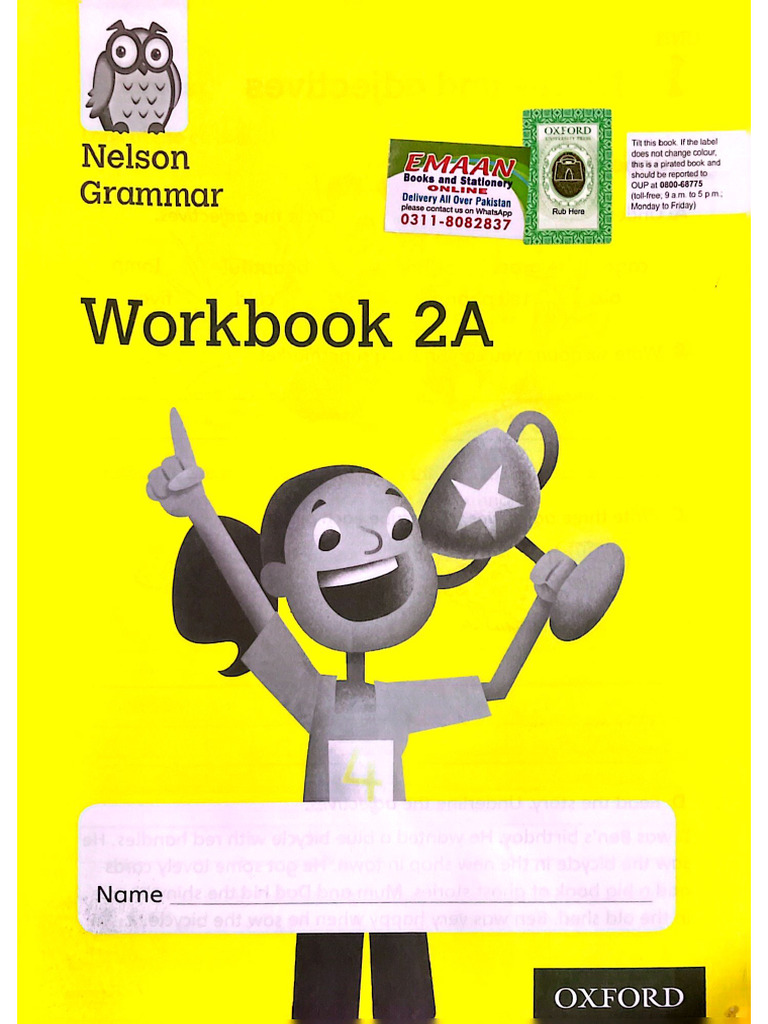 Nelsom Grammer Workbook Parts of Speech | PDF