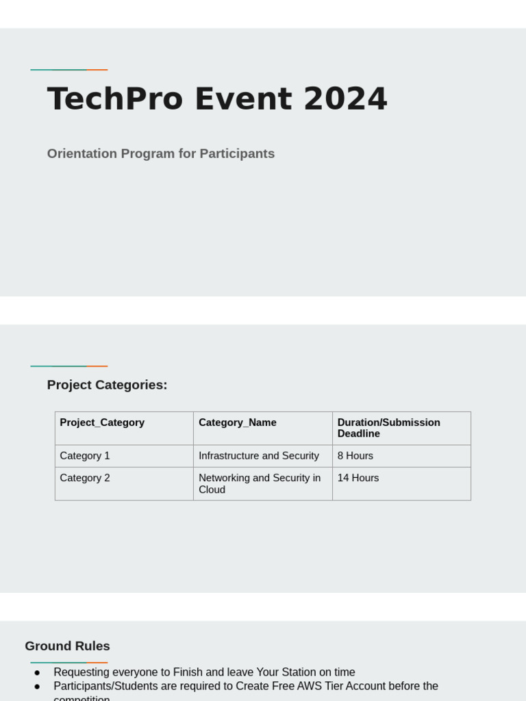 TechPro Orientation Participants 3 August 2024 | PDF