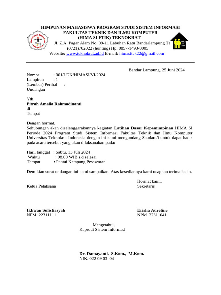 Surat Demisioner | PDF