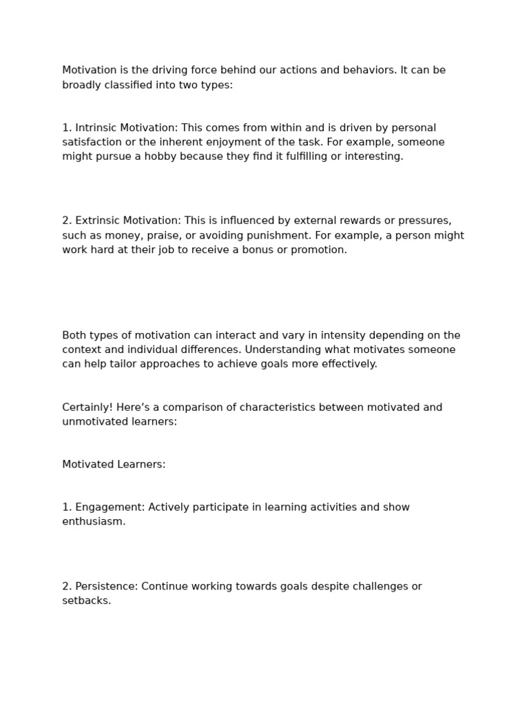 Motivation | PDF