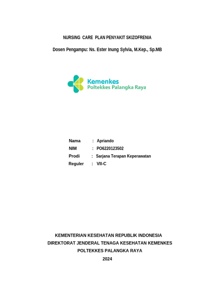 Apriando STR - Kep 7C Tugas NCP | PDF