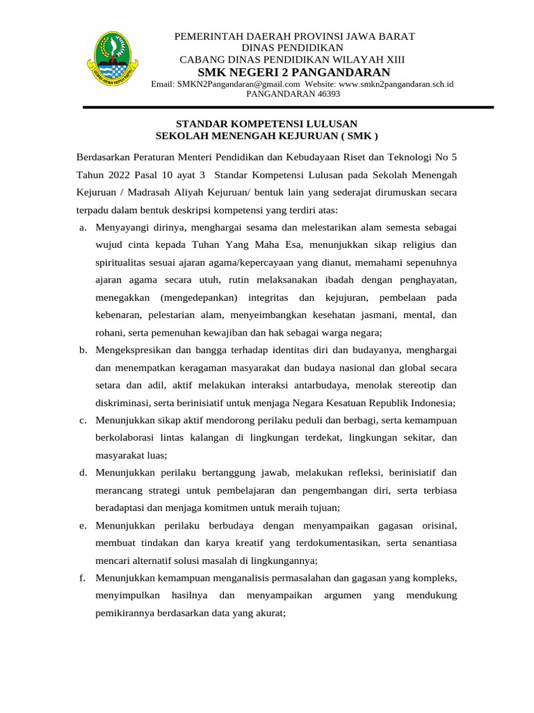 SKL SMK - Kurmer | PDF