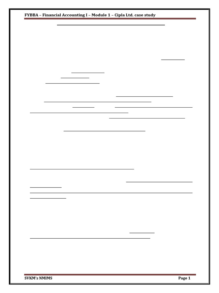 Cipla Case Study v1 | PDF