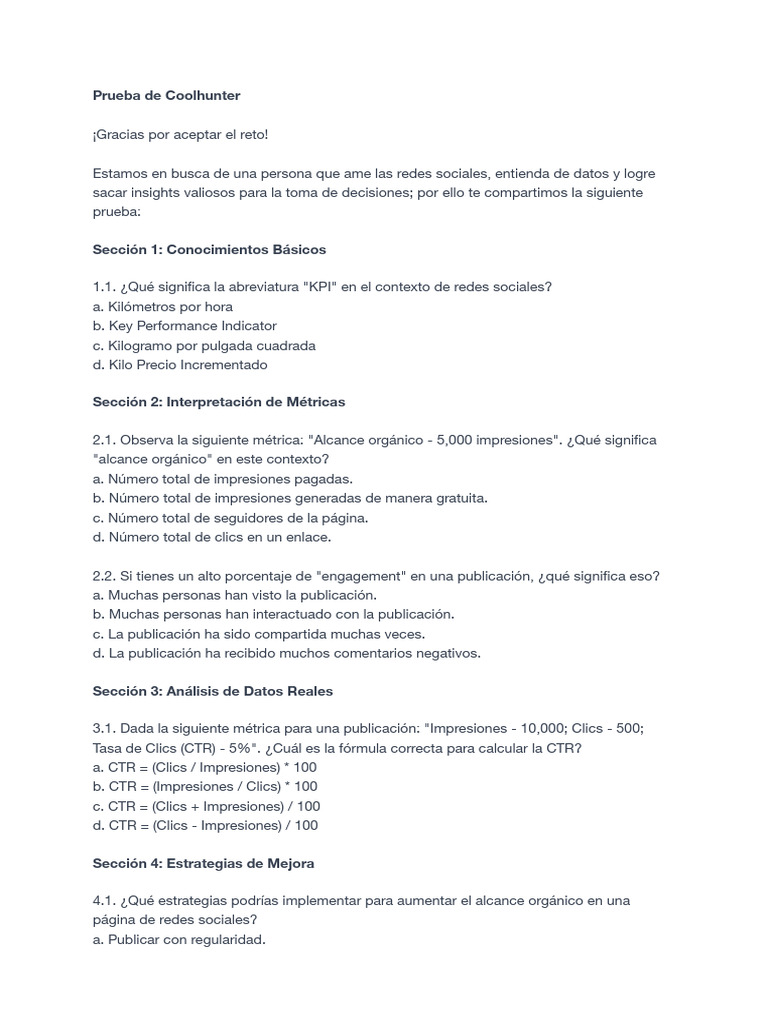 Prueba - Coolhunter | PDF | Negocios
