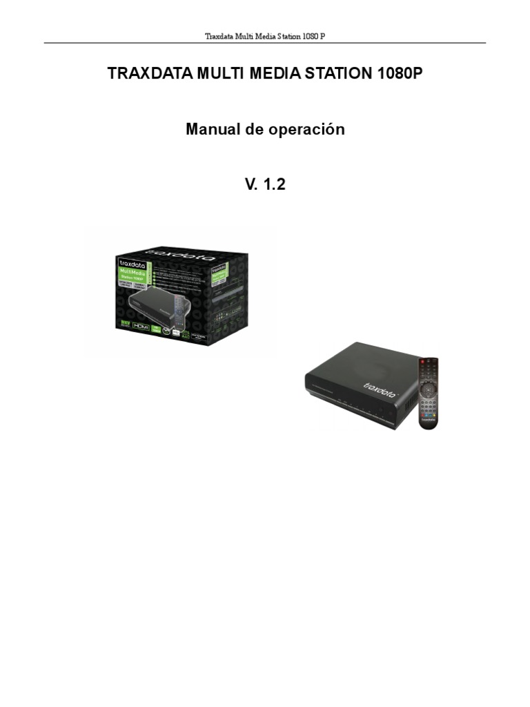 Traxdata MMS Manual de Operacion - ES v1.2 | PDF | Dirección IP | Red ...