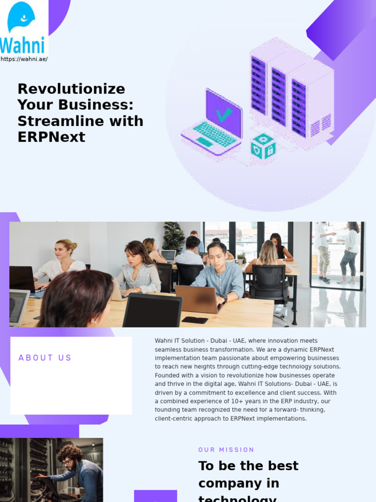 Streamline Business with ERPNext Solutions | PDF