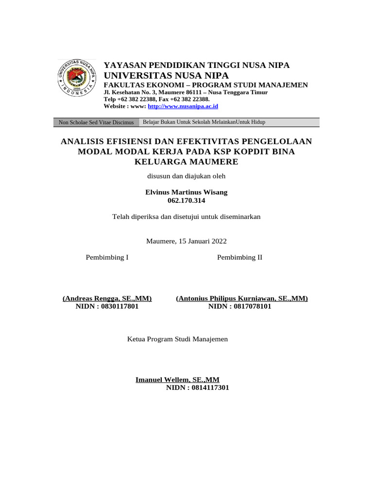 Lembar Persetujuan Dan Pengesahan | PDF