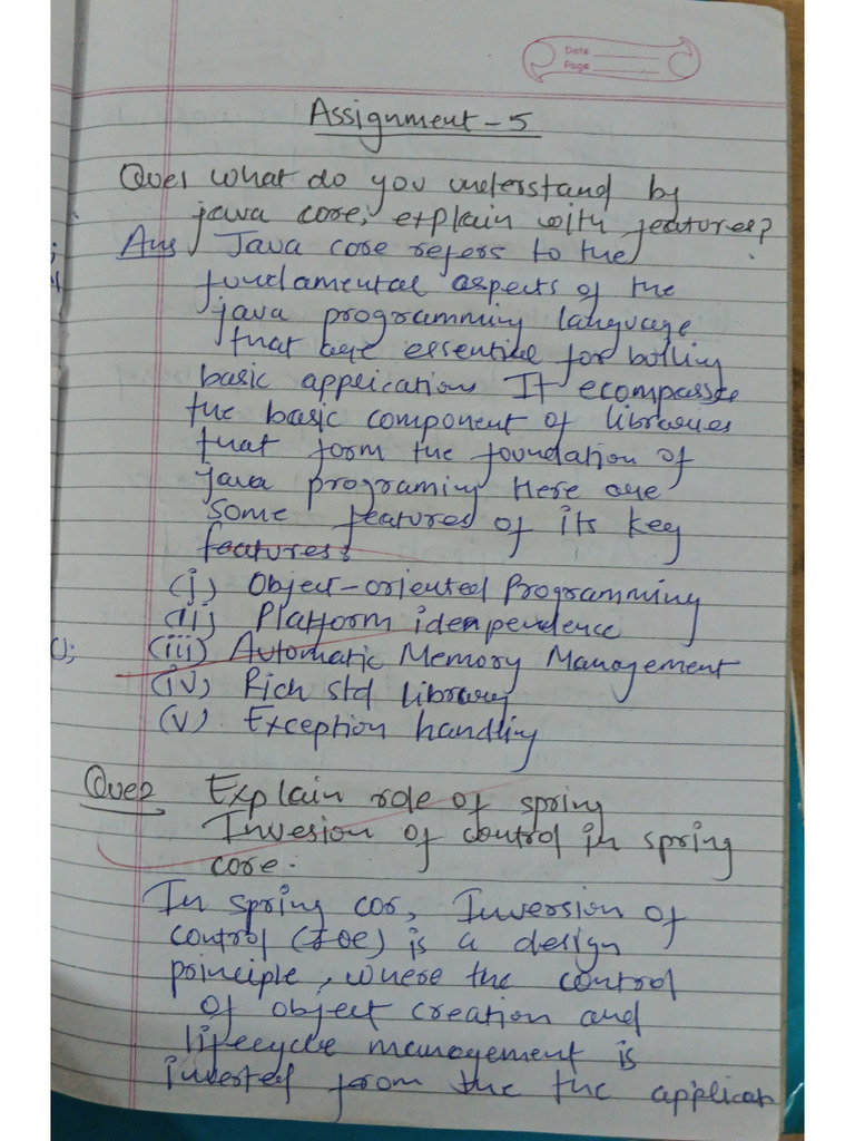 OOPS Assignment - 5 | PDF