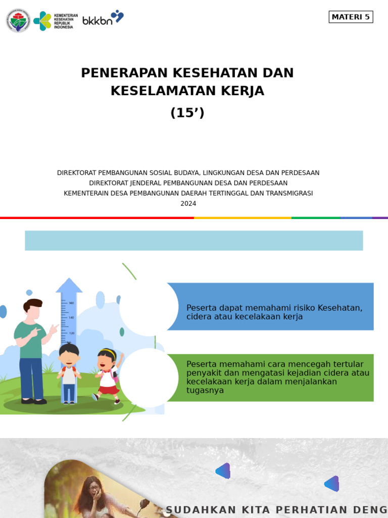 PB 5. Modul Bimtek24. Penerapan Keselamatan Kerja Dan Kesehatan 250724 | PDF