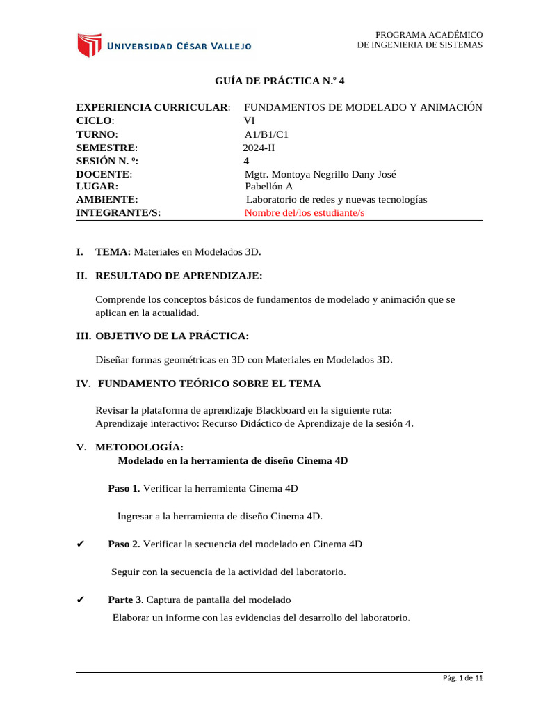 Guía Práctica LAB-04 | PDF