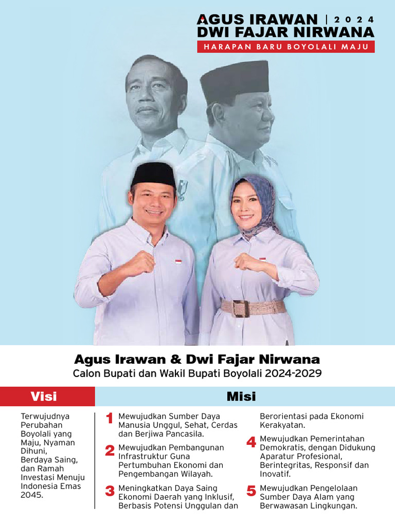 Visi Misi Agus Irawan - 01 | PDF