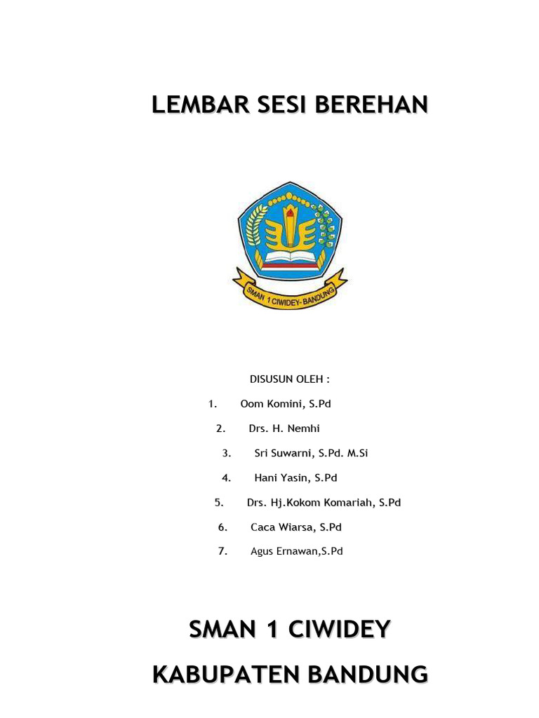 LEMBAR SESI BEREHAN - 368 - OOM KOMINI - SMAN 1 CIWIDEY - CGP JABAR-dikompresi | PDF