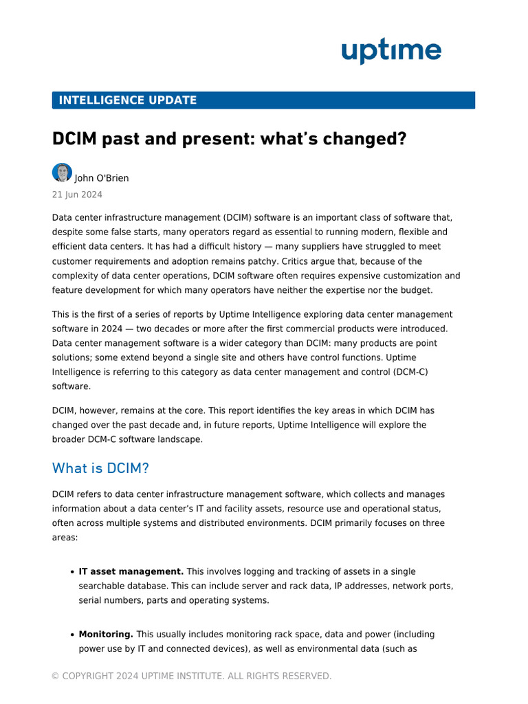 DCIM Past and Present - What's Changed | PDF