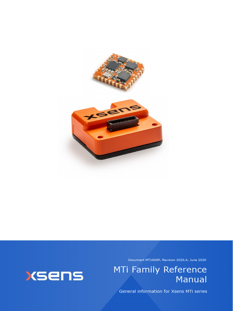MTi Familyreference Manual | PDF