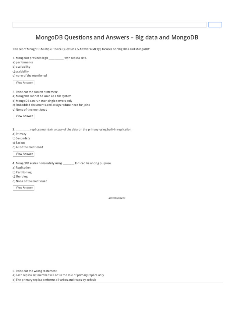 MongoDB & Big Data | PDF