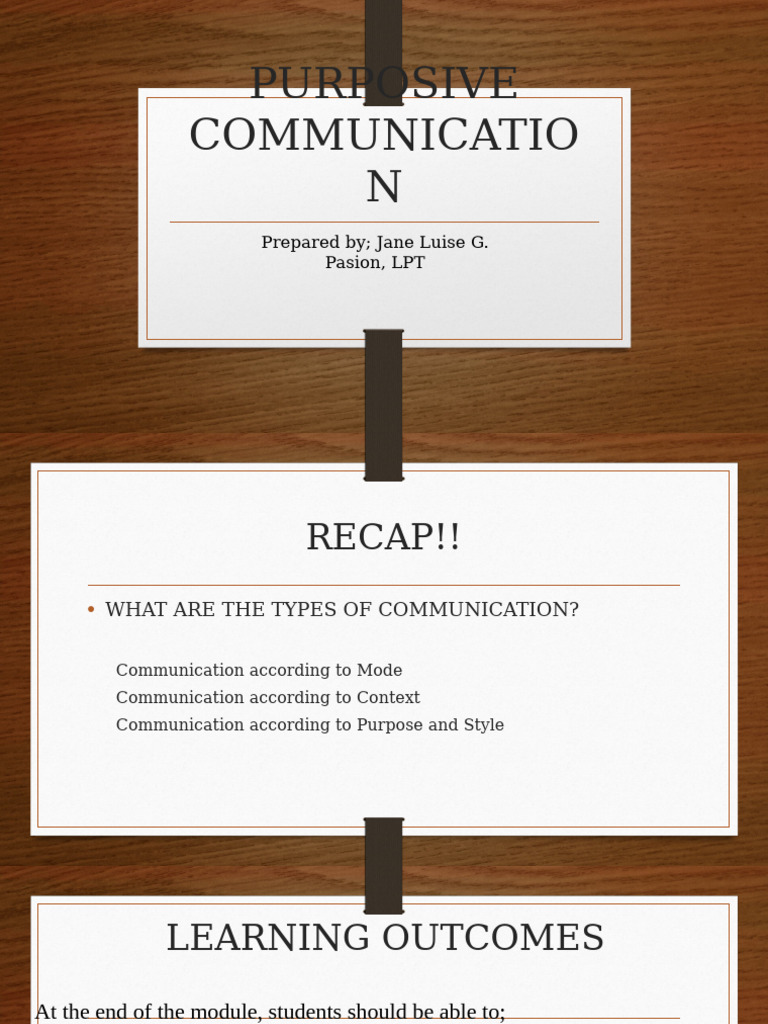 Module 3 Communication Process and Principles 4th PPT Autosaved | PDF