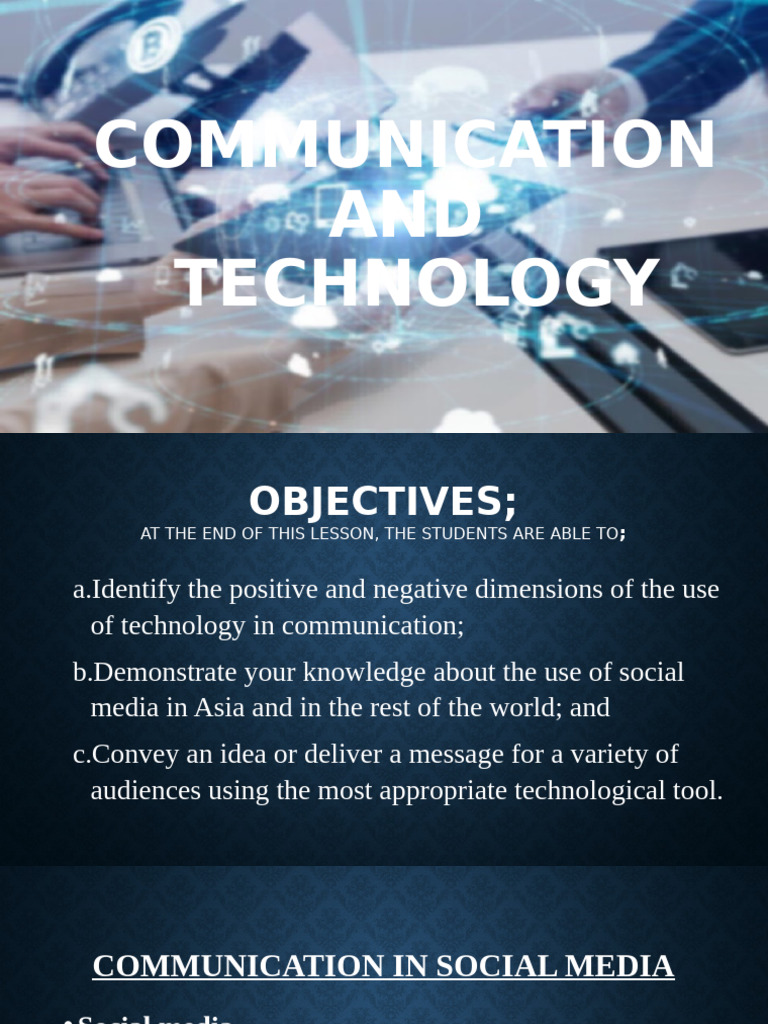 Module 5 Communication and Technology | PDF