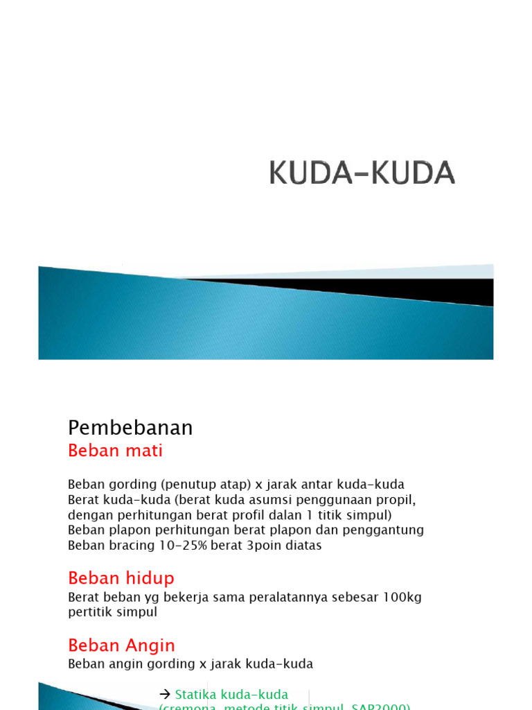 Kuda Kuda | PDF