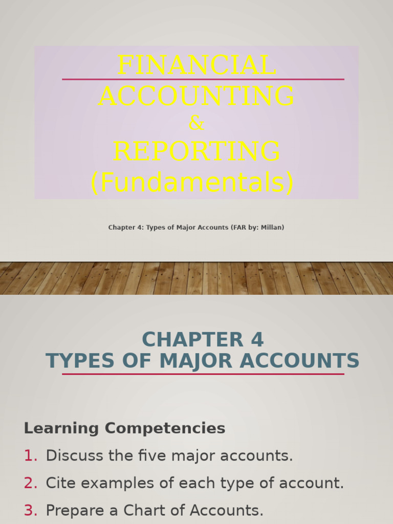 Types of Major Accounts | PDF