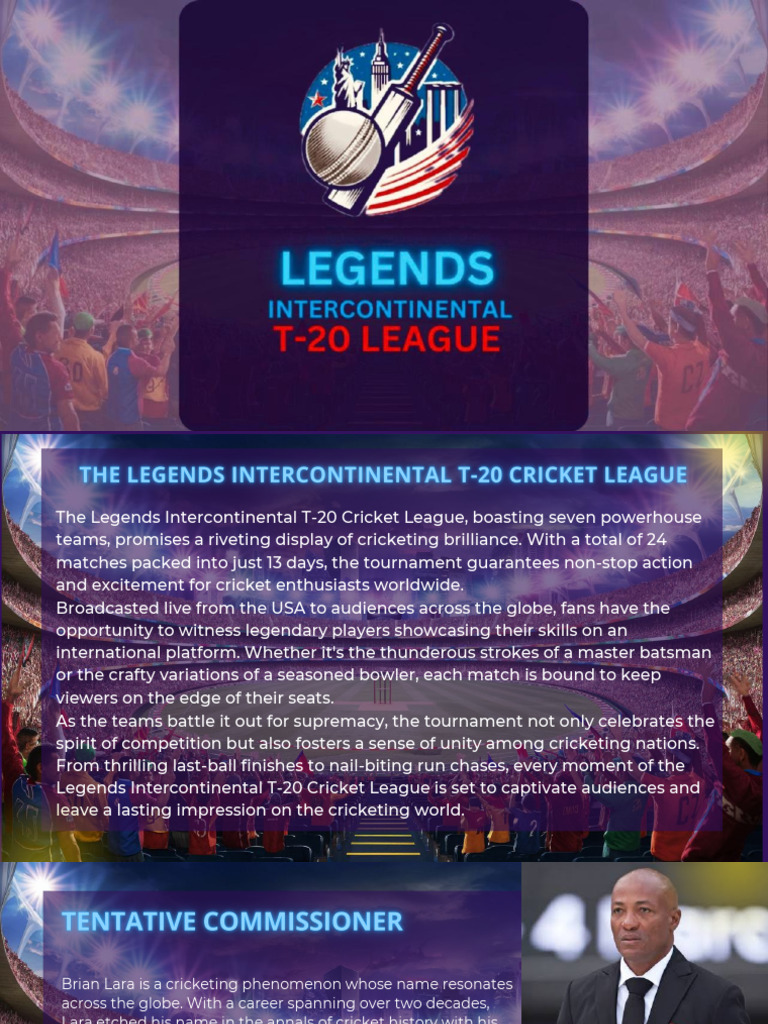 Legends Intercontinental T20 League | PDF