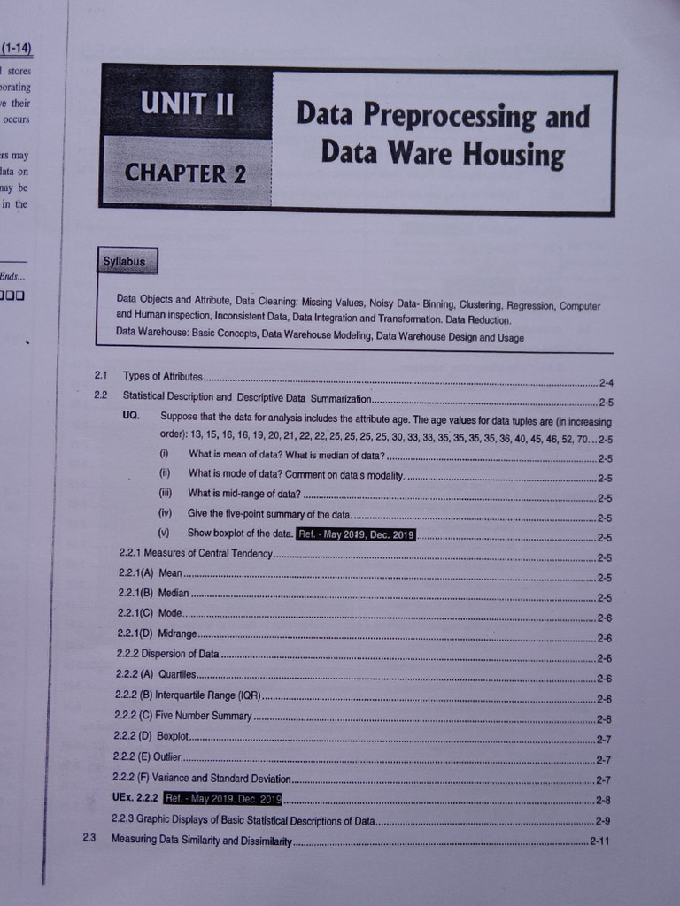 Data Mining Unit-2 | PDF