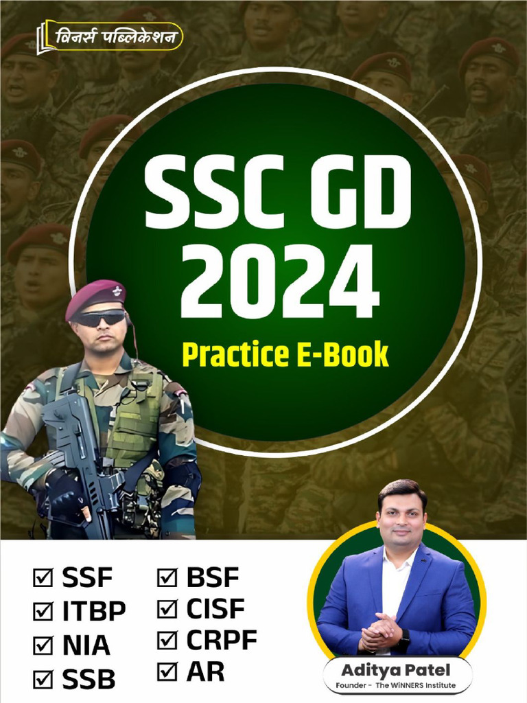 SSC GD Practice Sets 2024 Book by Winners Institute | PDF