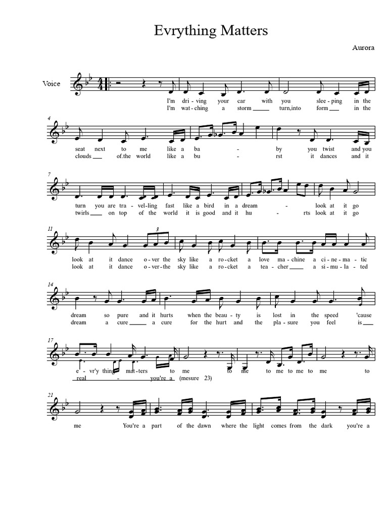 Everything Matters | PDF