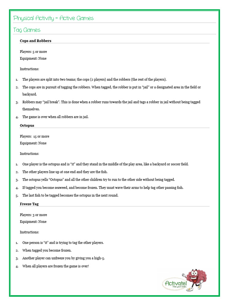List of Game Ideas | PDF