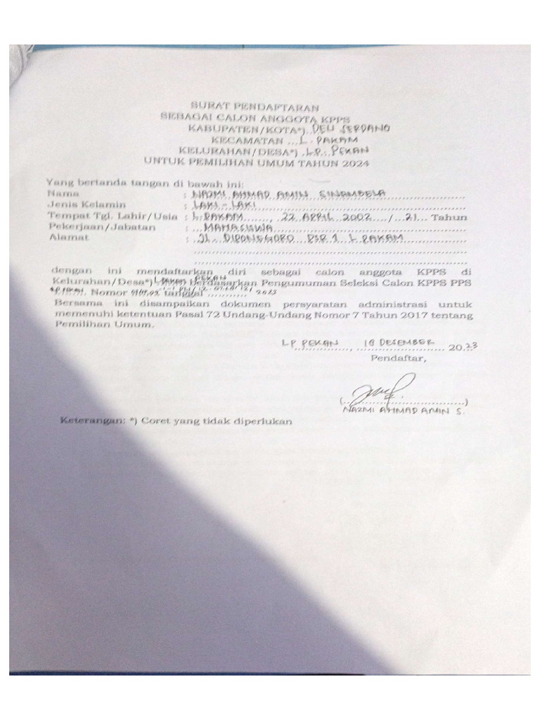 PDF Surat Pendaftaran Compressed | PDF