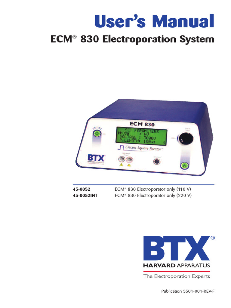 Ecm 830-1 | PDF