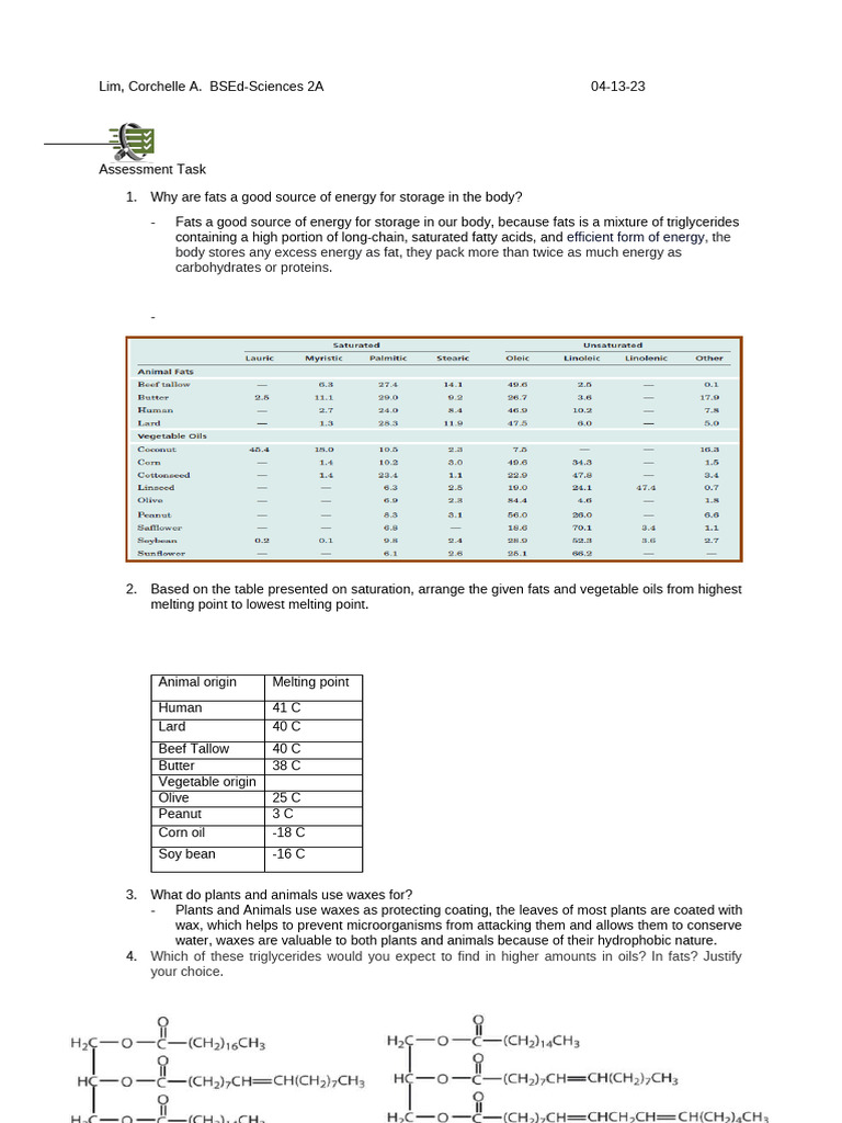 Chemistry Lipids | PDF