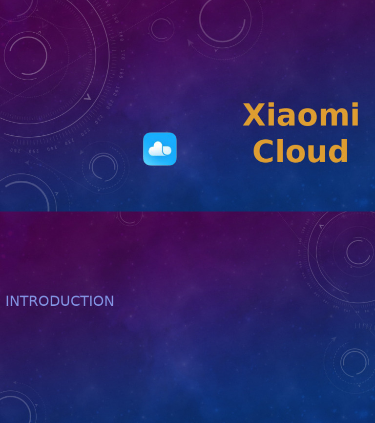 Xiaomi Cloud | PDF