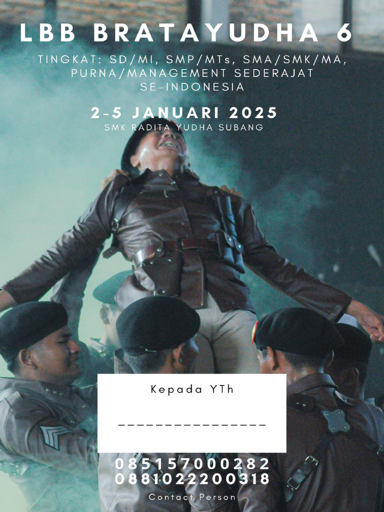 Undangan Update LBB Bratayudha 6 | PDF