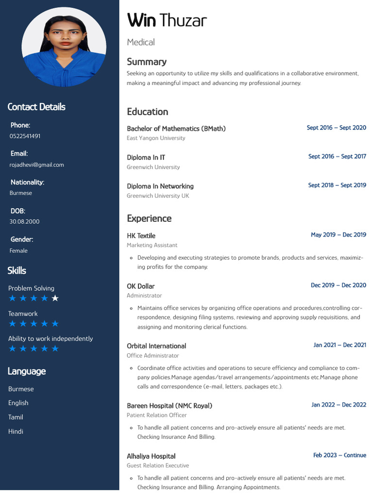 Win Resume 312 | PDF