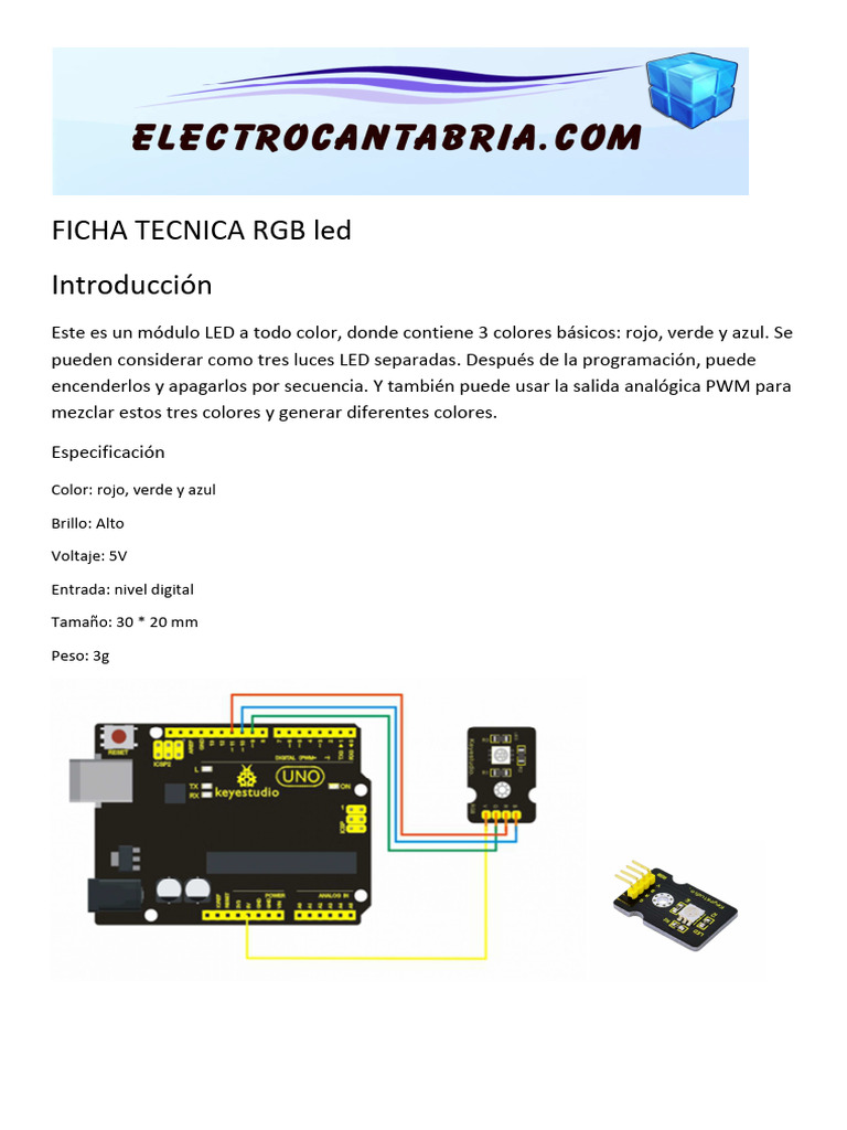 Ficha Tecnica Rgbled | PDF