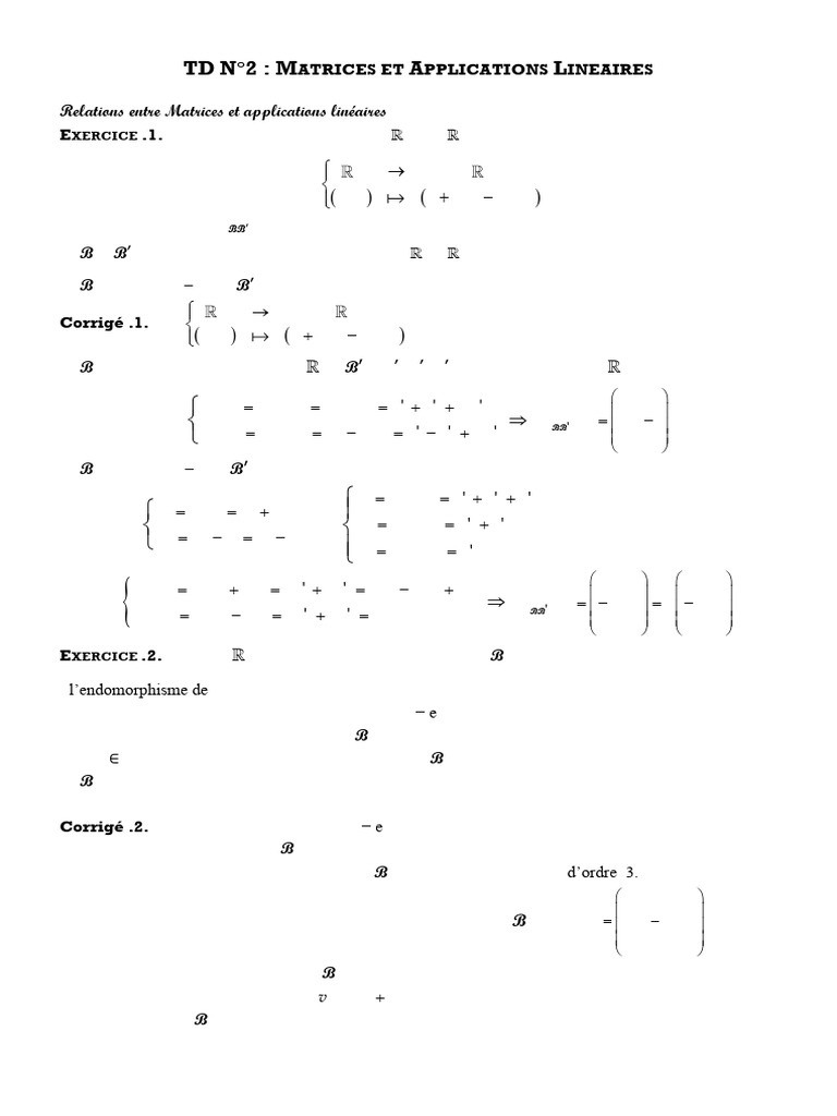 Corrigés TD2 | PDF